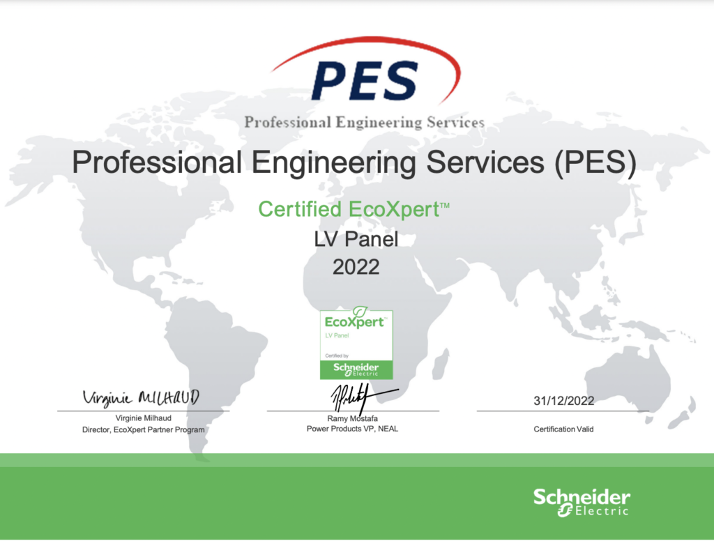 Certificate - Professional Engineering Service
